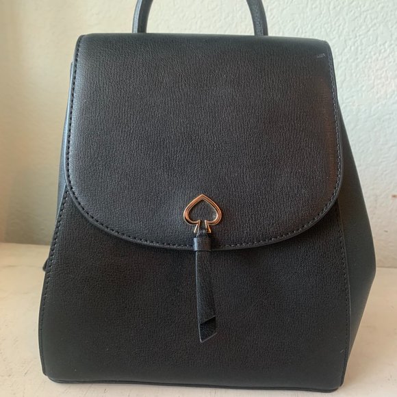 kate spade | Bags | Kate Spade Black Adel Medium Flap Backpack | Poshmark